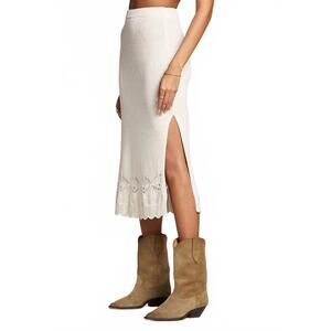saltwater LUXE | Skirts | New Saltwater Luxe Suzi Midi Skirt In Natural ...